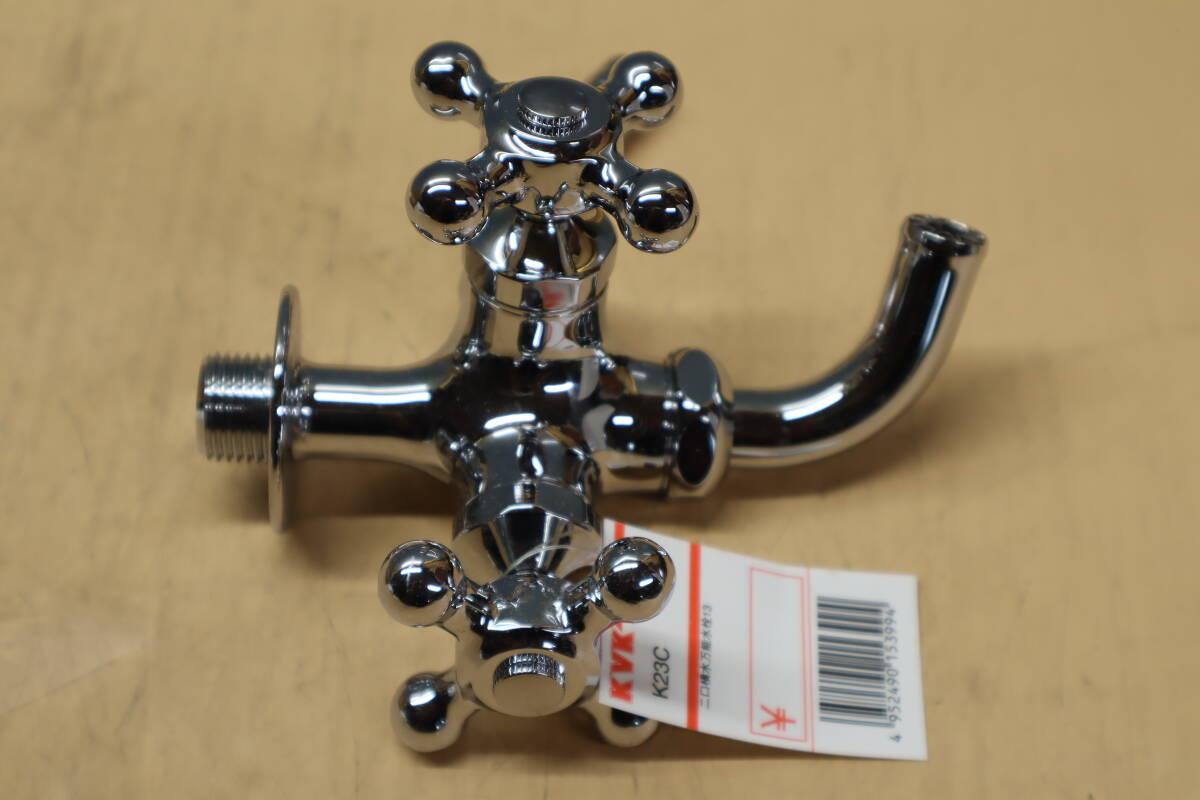 Yahoo!オークション - KVK K23Z-JAN 二口横水栓 即決価格.