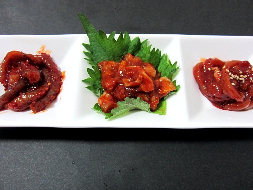 Yahoo!オークション - 人気の「チャンジャ3種セット」200gx3個 たら（...