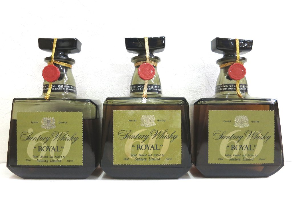 Yahoo!オークション - サントリー ローヤル 60 720ml 7本セット 訳アリ...