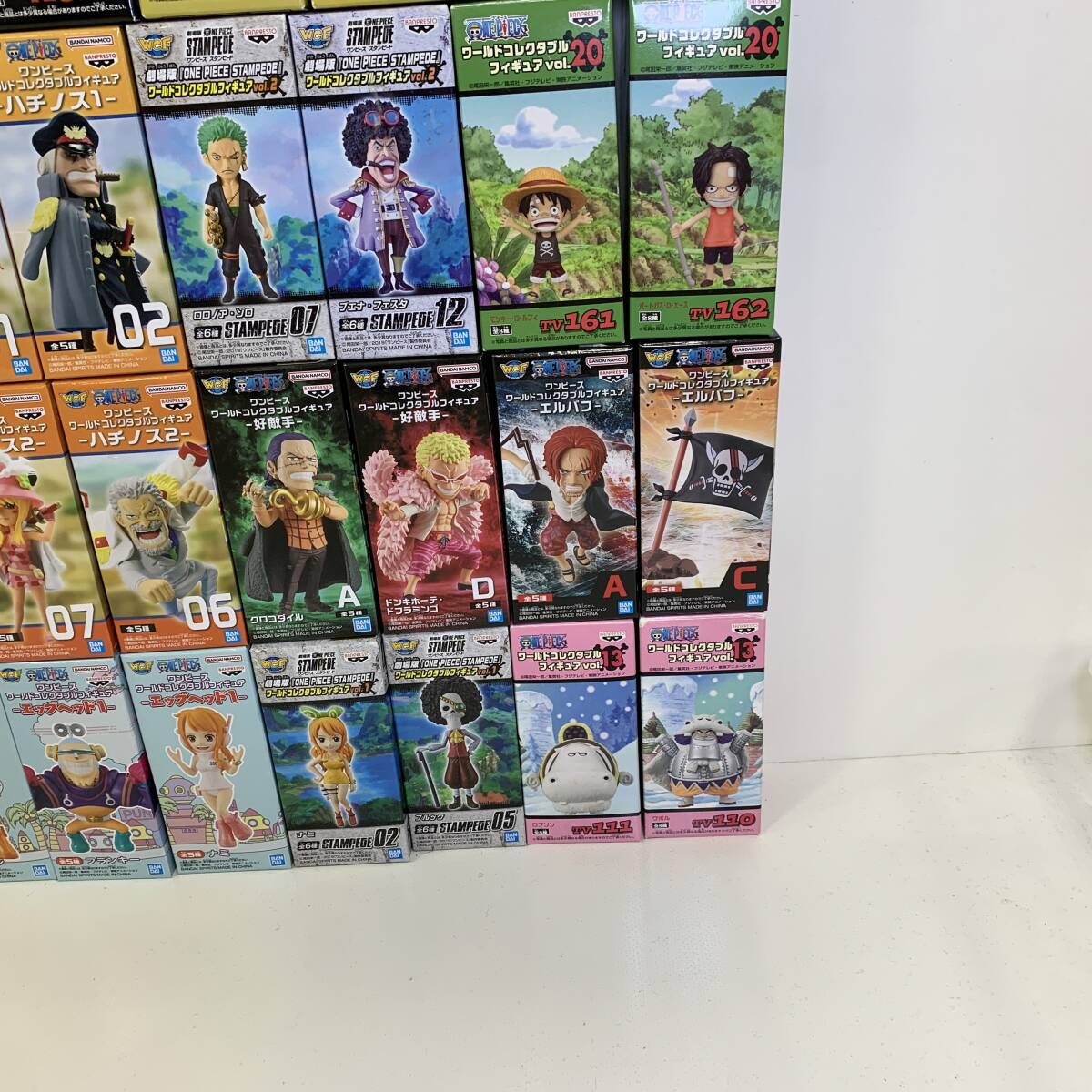 【樂淘letao】日本代購代標第一品牌－07w41343 ★1円~ ワンピース ワールドコレクタブルフィギュア まとめ 93個 WCF ハチノス 仲間の印だ エッグベッド ONEPIECE 中古品