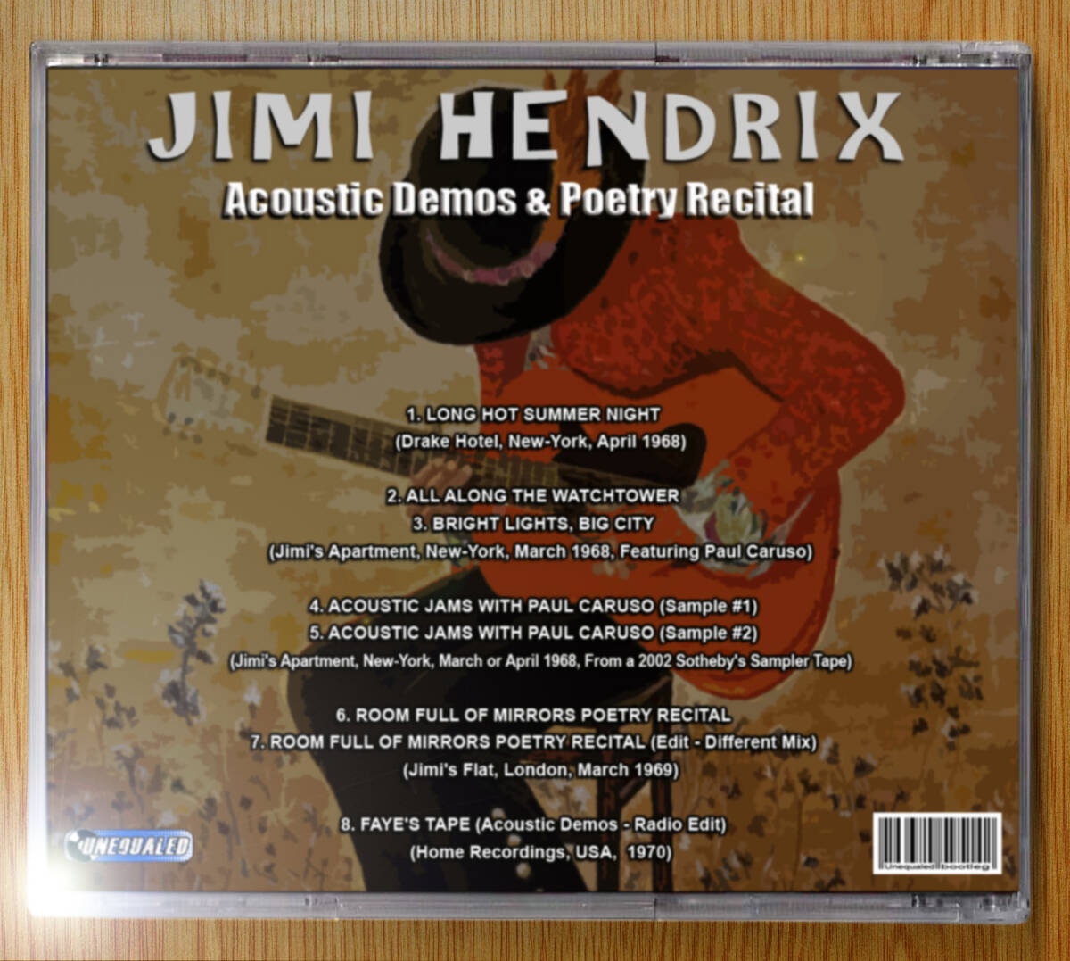 Yahoo!オークション - Jimi Hendrix Acoustic Demos & Poetry Recital