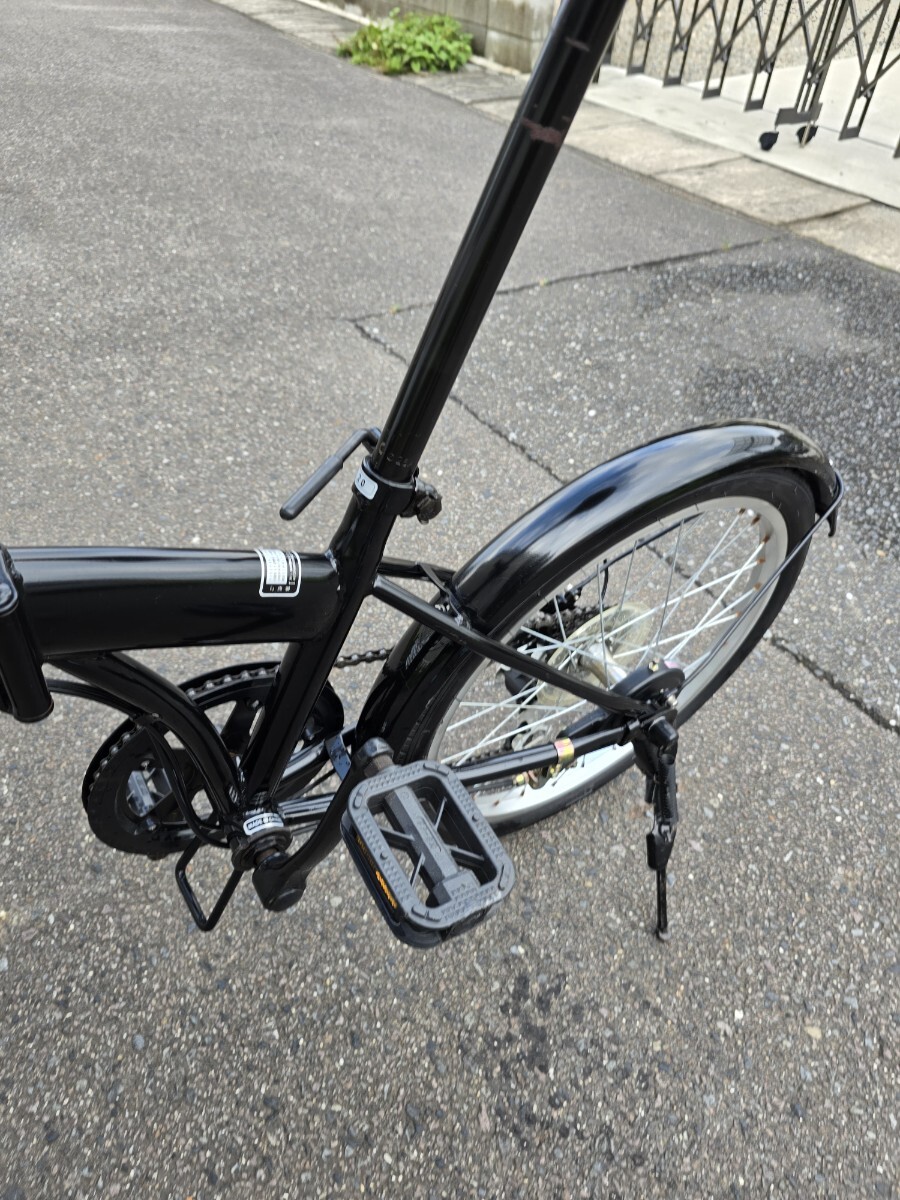 Yahoo!オークション - MOBI-CYCLE 折りたたみ自転車 20インチ 黒 BLACK...