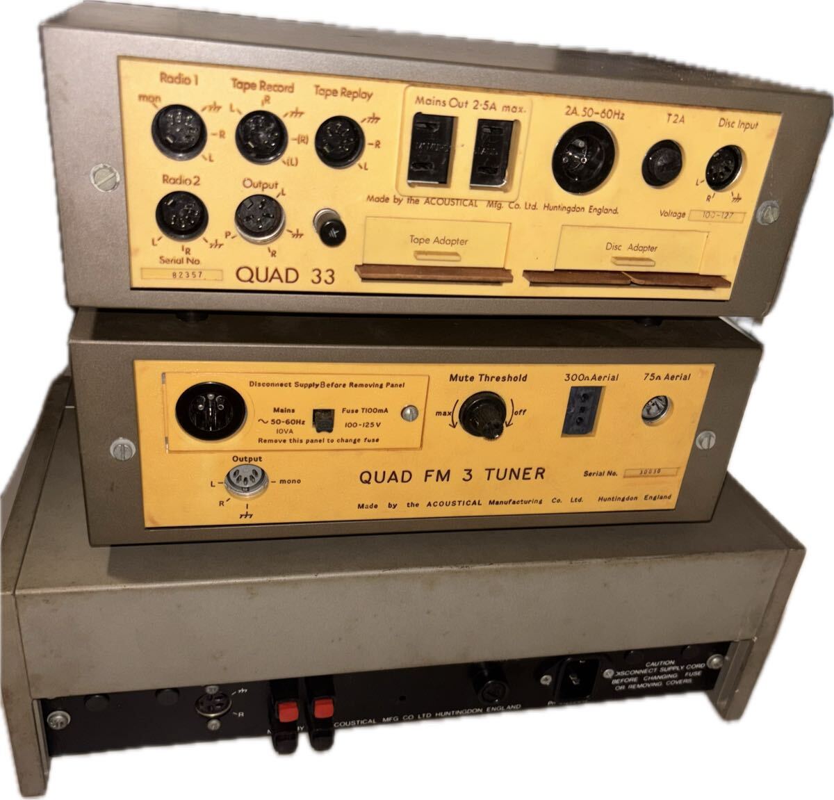 Yahoo!オークション - QUAD 405/33/FM3 クオード 3点セット 英国