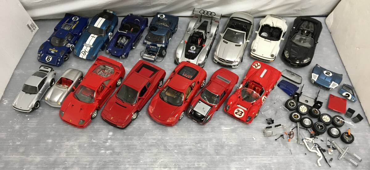 Yahoo!オークション - M513 ミニカー 車模型 15点まとめ ジャンク KYOS...