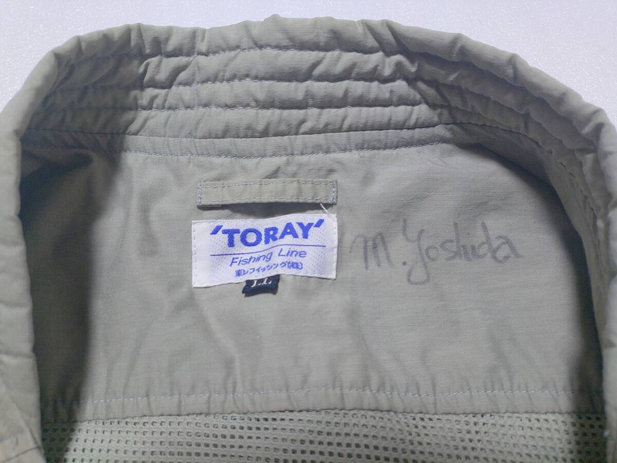 Yahoo!オークション - USED TORAY 東レ METAL X フィッシングベスト サ...