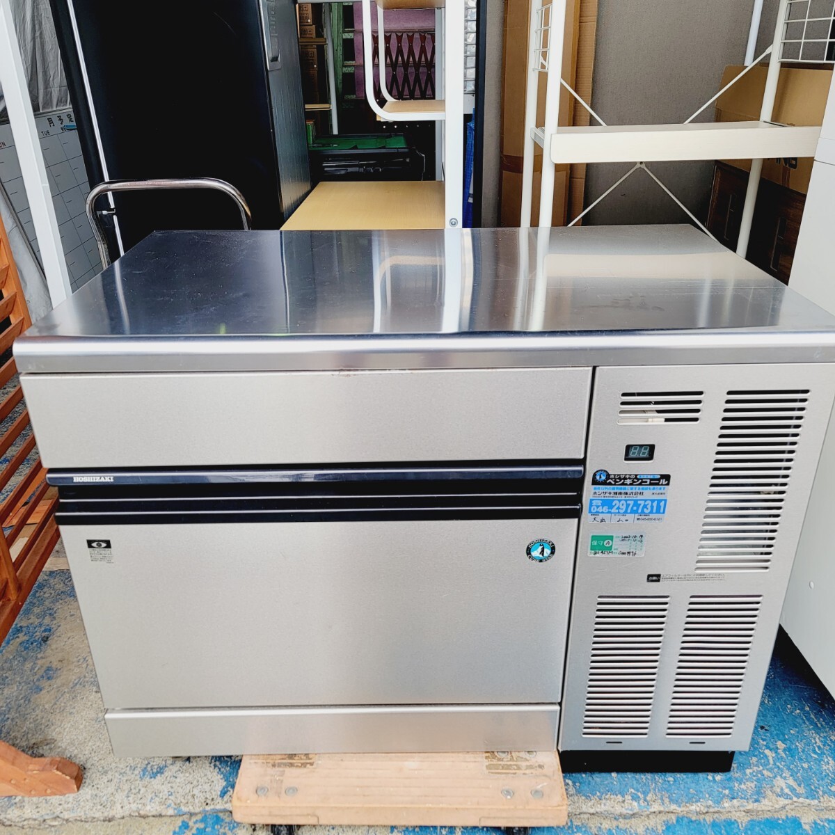 Yahoo!オークション - HOSHIZAKI 100V 全自動製氷機 IM-95TM 95キロタ...