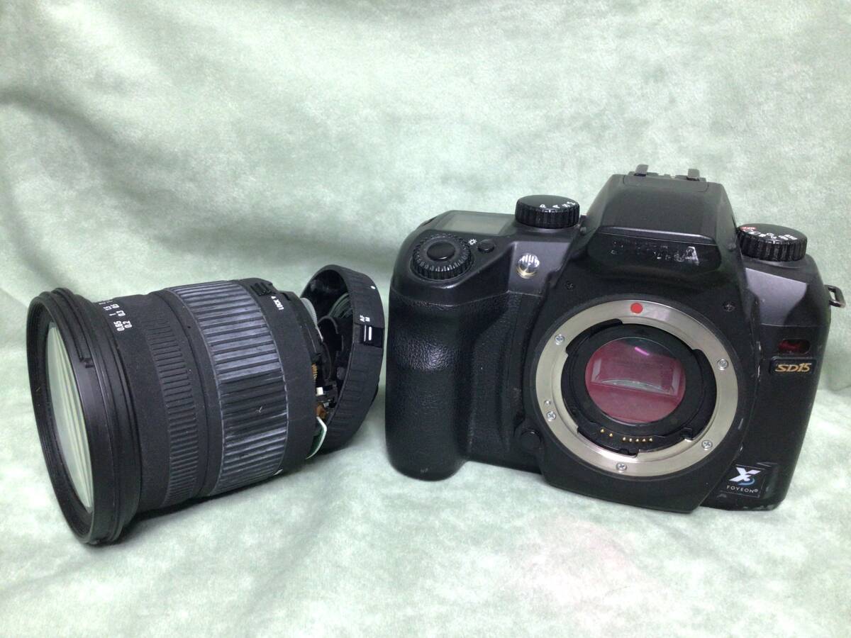 Yahoo!オークション - SIGMA シグマ 一眼レフカメラ SD15 レンズ 17...