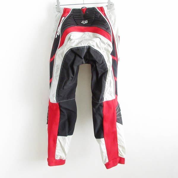 Yahoo!オークション - FOX フォックス モトクロスパンツ 黒×赤×白系 ...