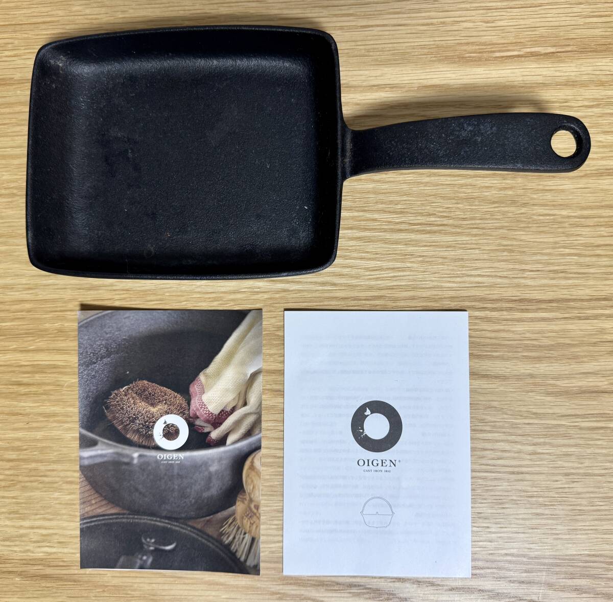 Yahoo!オークション - 及源 南部鉄器 フライパン 玉子焼き 角玉子焼 IH...