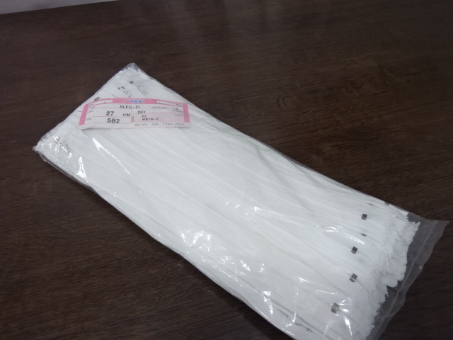 Yahoo!オークション - お買い得 YKK ファスナー 27c 100本セット売...