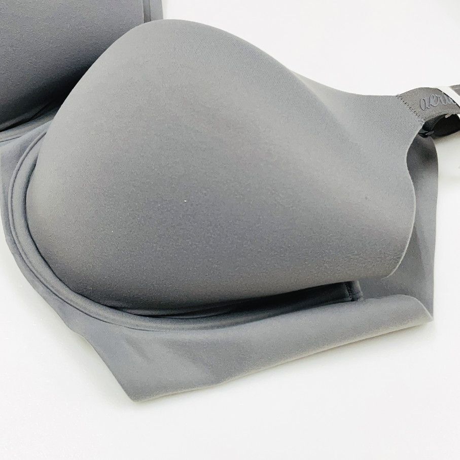 Yahoo!オークション - aerie /38D/ シェルグレー SMOOTHEZ フルカバー ...