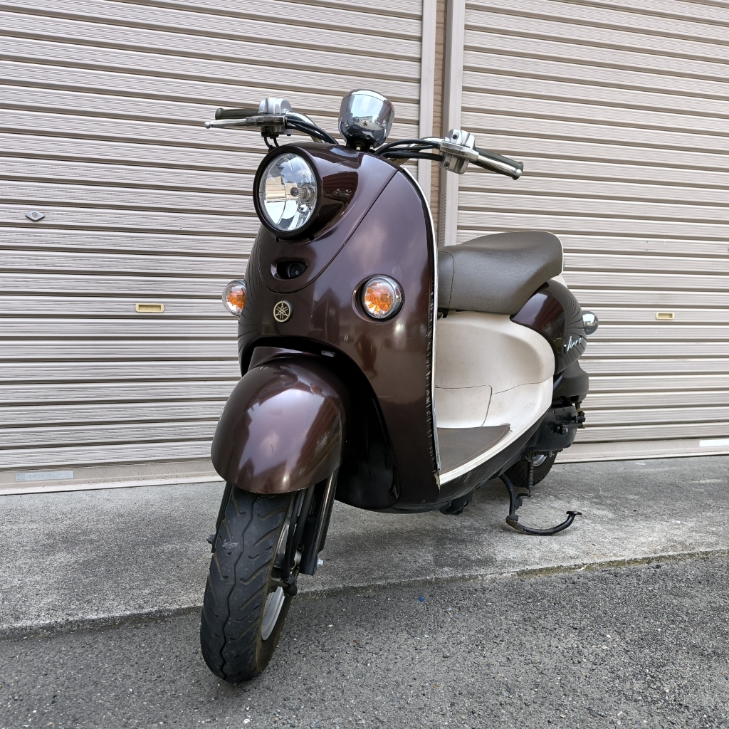 Yahoo!オークション - ビーノ SA37J 4ストFI インジェクション ブラウ...