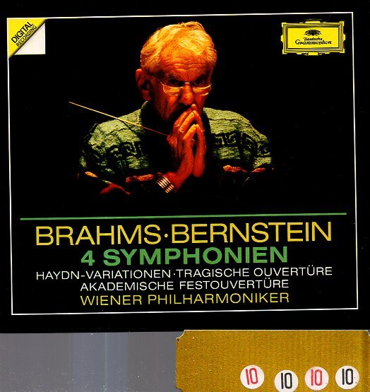 Yahoo!オークション - ブラームス 交響曲全集/バーンスタイン＆VPO【4...