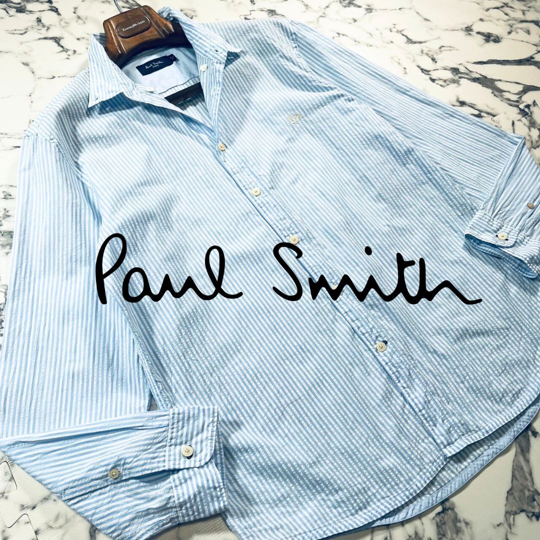 Yahoo!オークション - 美品/シアサッカー生地(XL) Paul Smith ポールス...