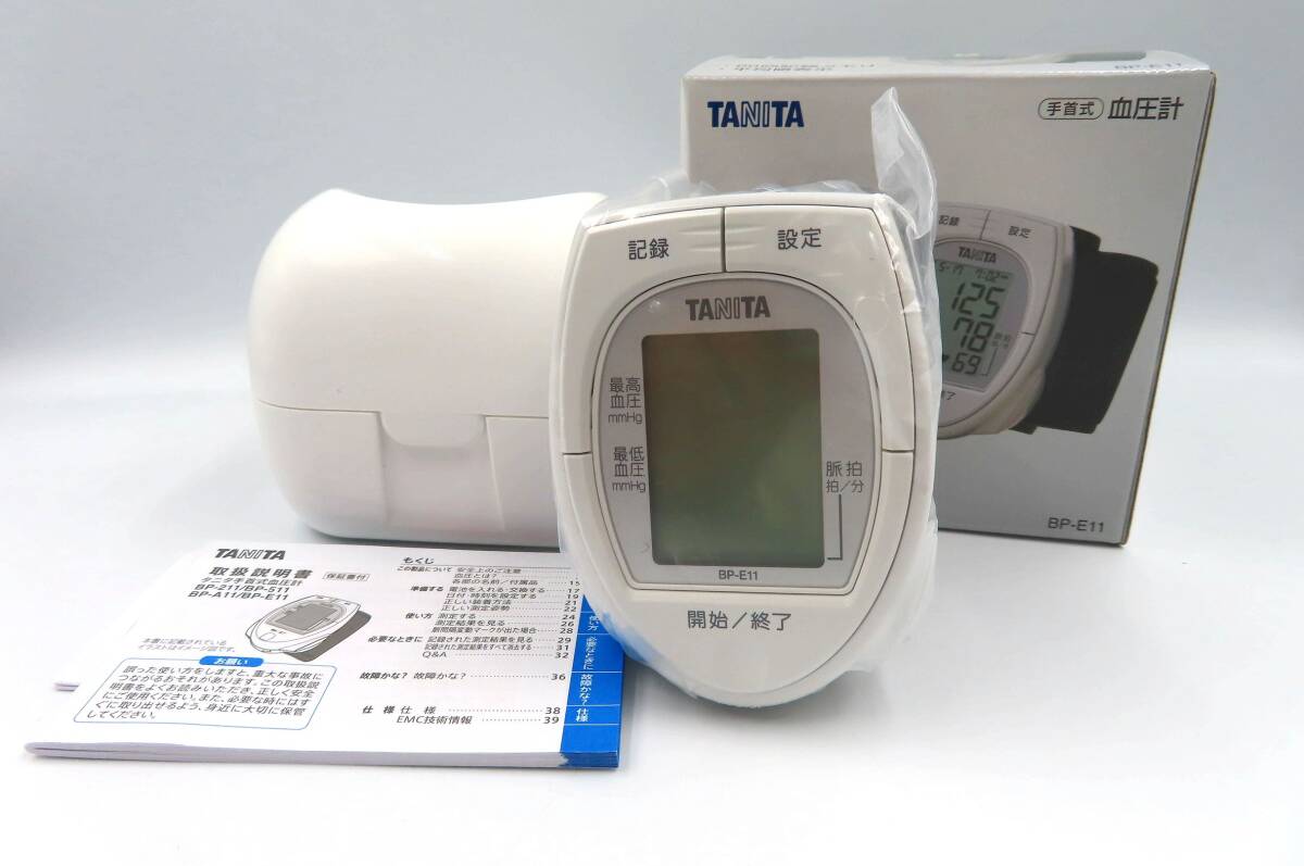 Yahoo!オークション - TANITA タニタ 手首式 血圧計 かんたん測定 BP-...