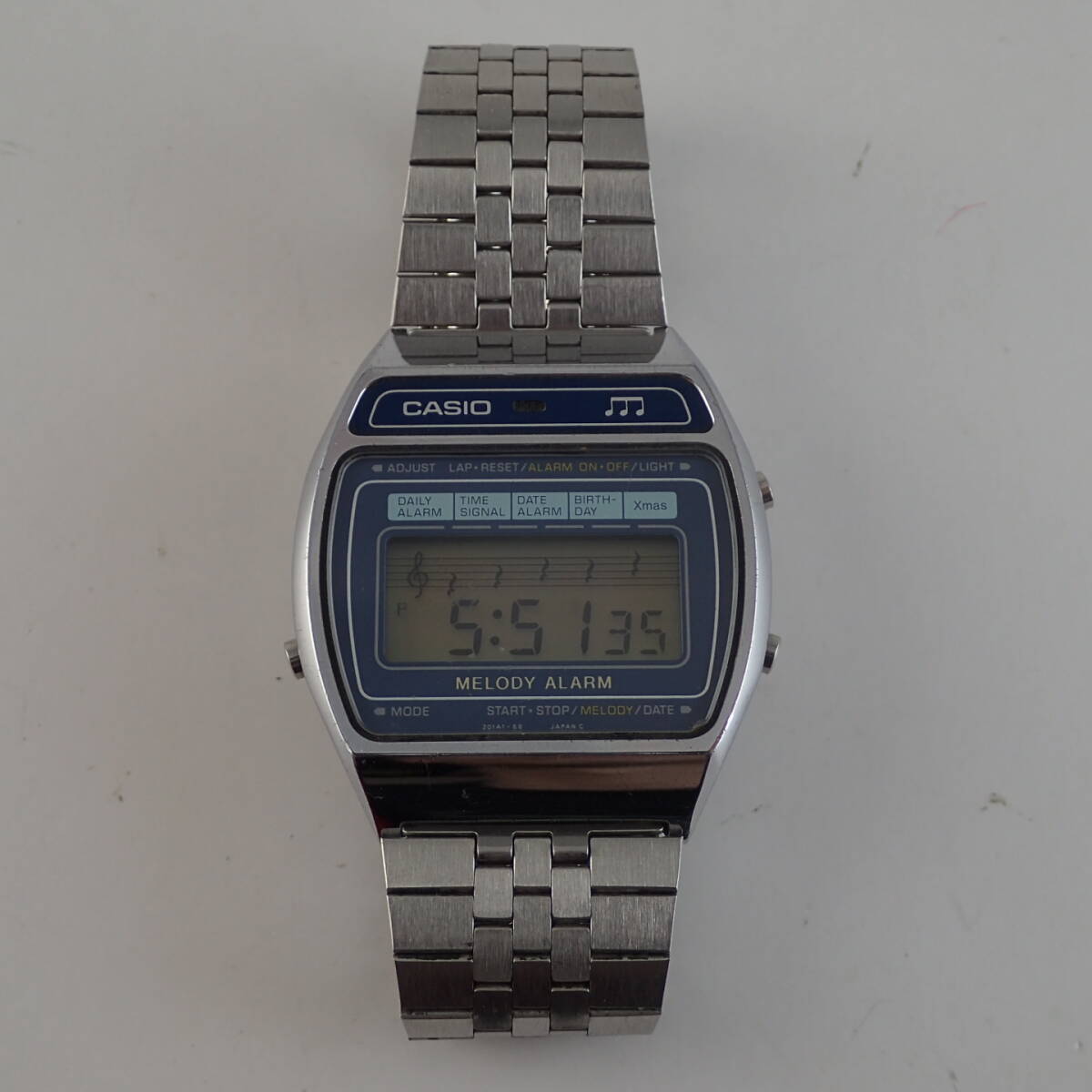 CASIO M-1230 カシオ メロディアラーム 稼動中 電池交換済み メンズ腕時計(その他)｜売買されたオークション情報、yahooの商品情報をアーカイブ公開 - オークファン ...