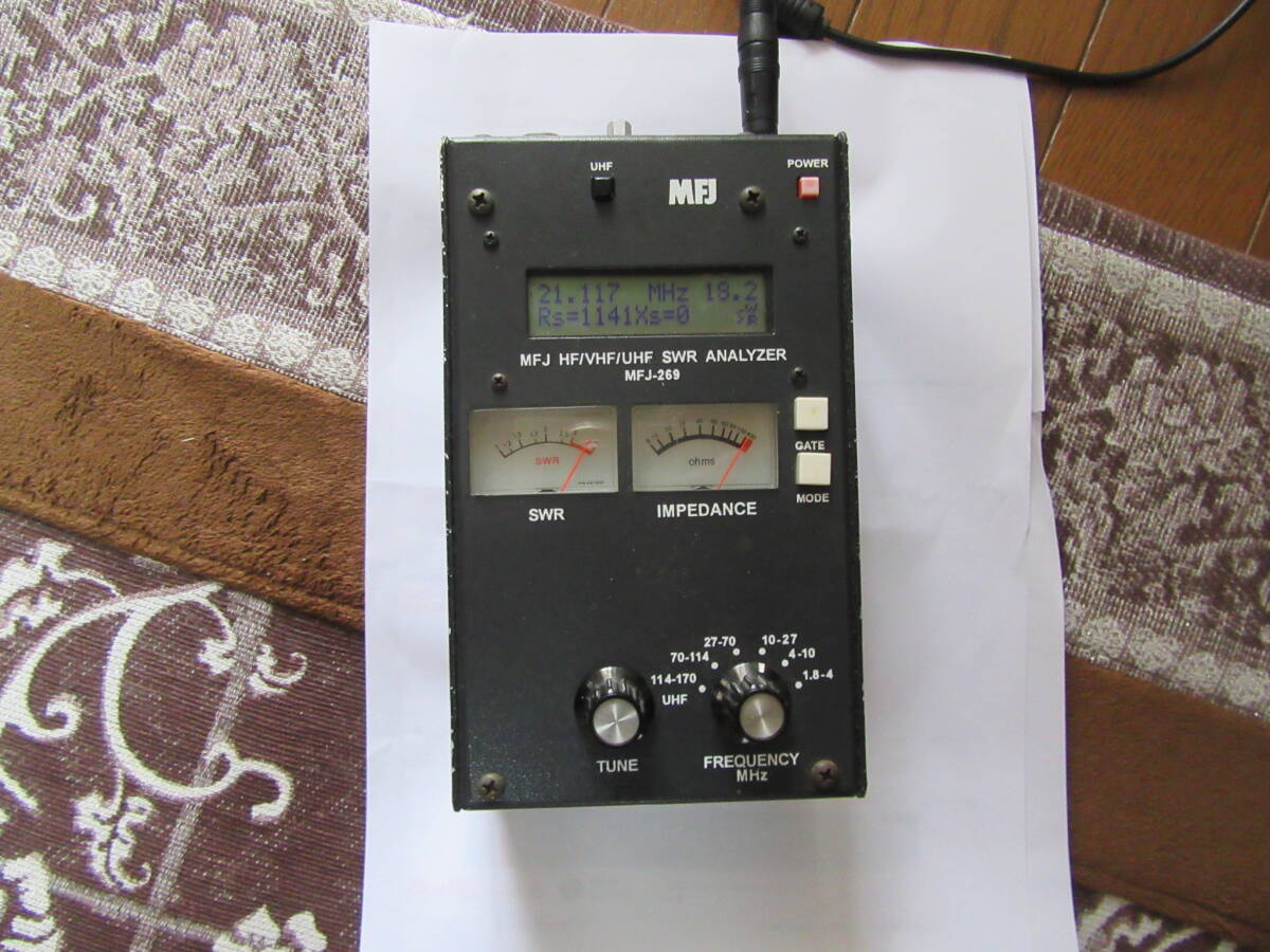 Yahoo!オークション - MFJ-269 HF/VHF/UHF SWRアナライ...