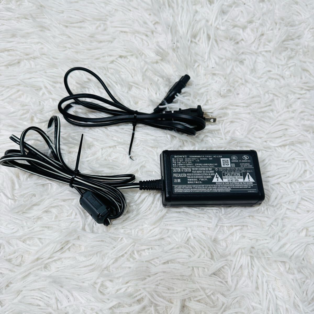 Yahoo!オークション - SONY ACアダプター AC-L15A 8.4V 1.7A ビデオカ...