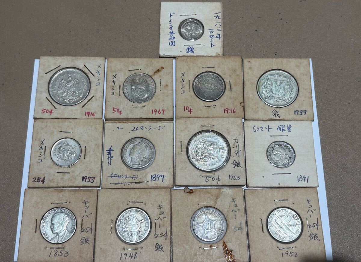 Yahoo!オークション - 7632-2 コレクション アンティーク コイン メキ...