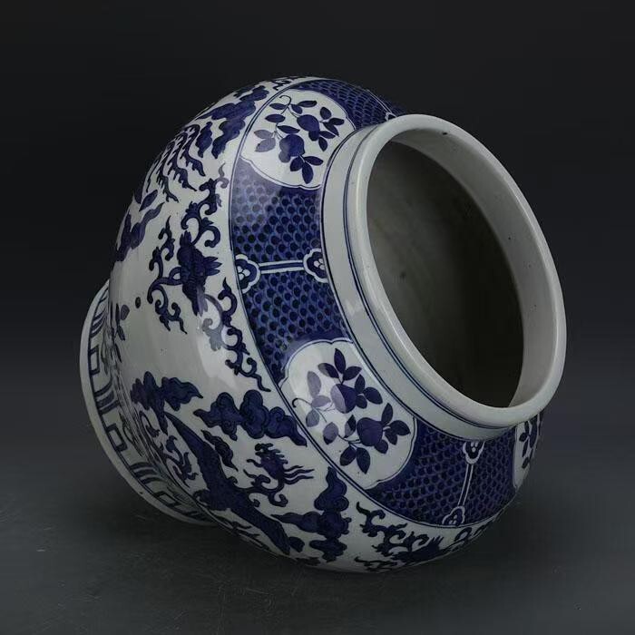 Yahoo!オークション - T720【風雅堂】旧家収蔵 中国古玩 大明 万暦 青...