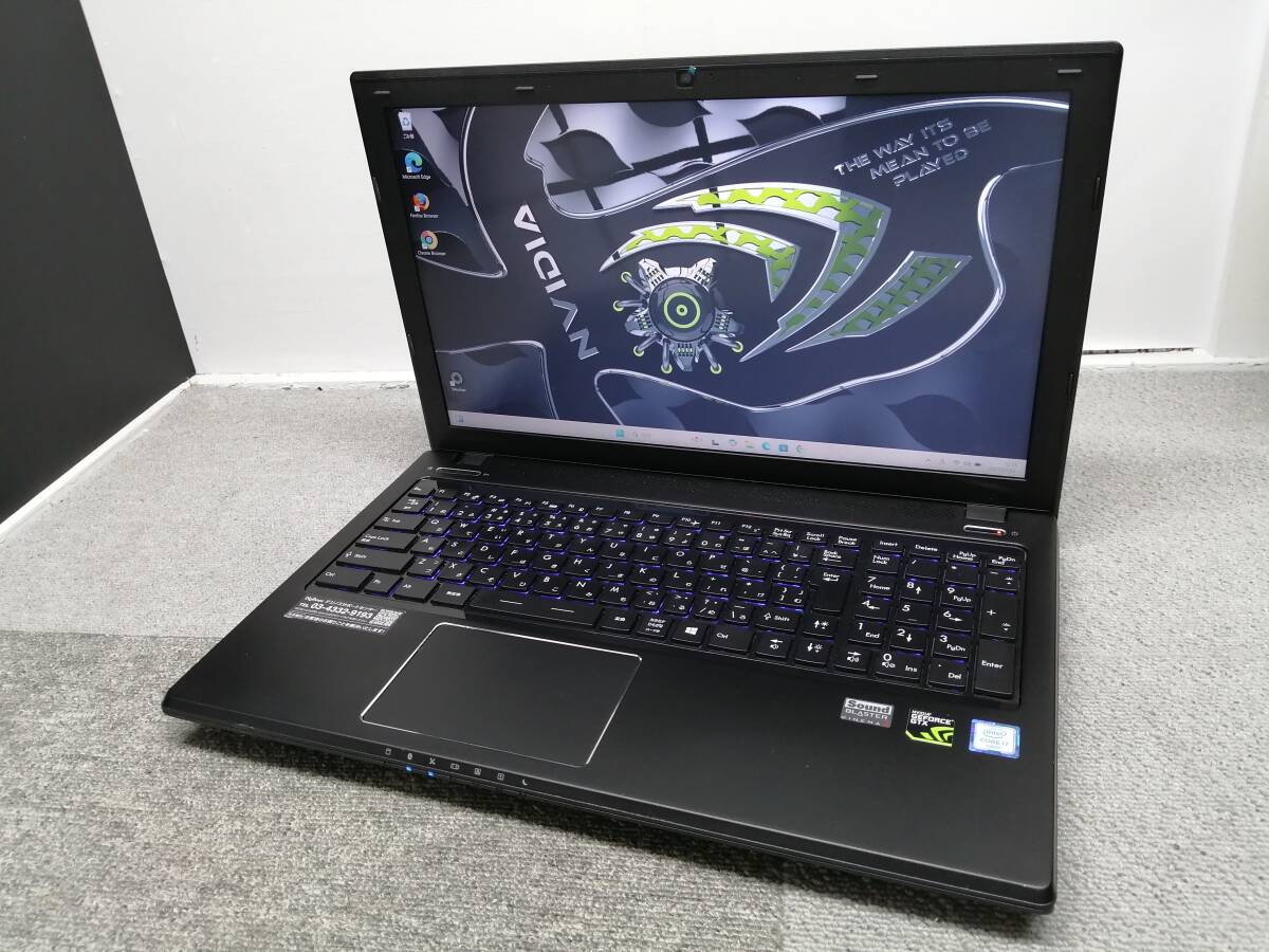 高速SSD512GB ゲーミング GALLERIA i7-6700HQ NVIDIA GTX960M 8G win11Home office2019 15.6FHD/Bluetooth ...