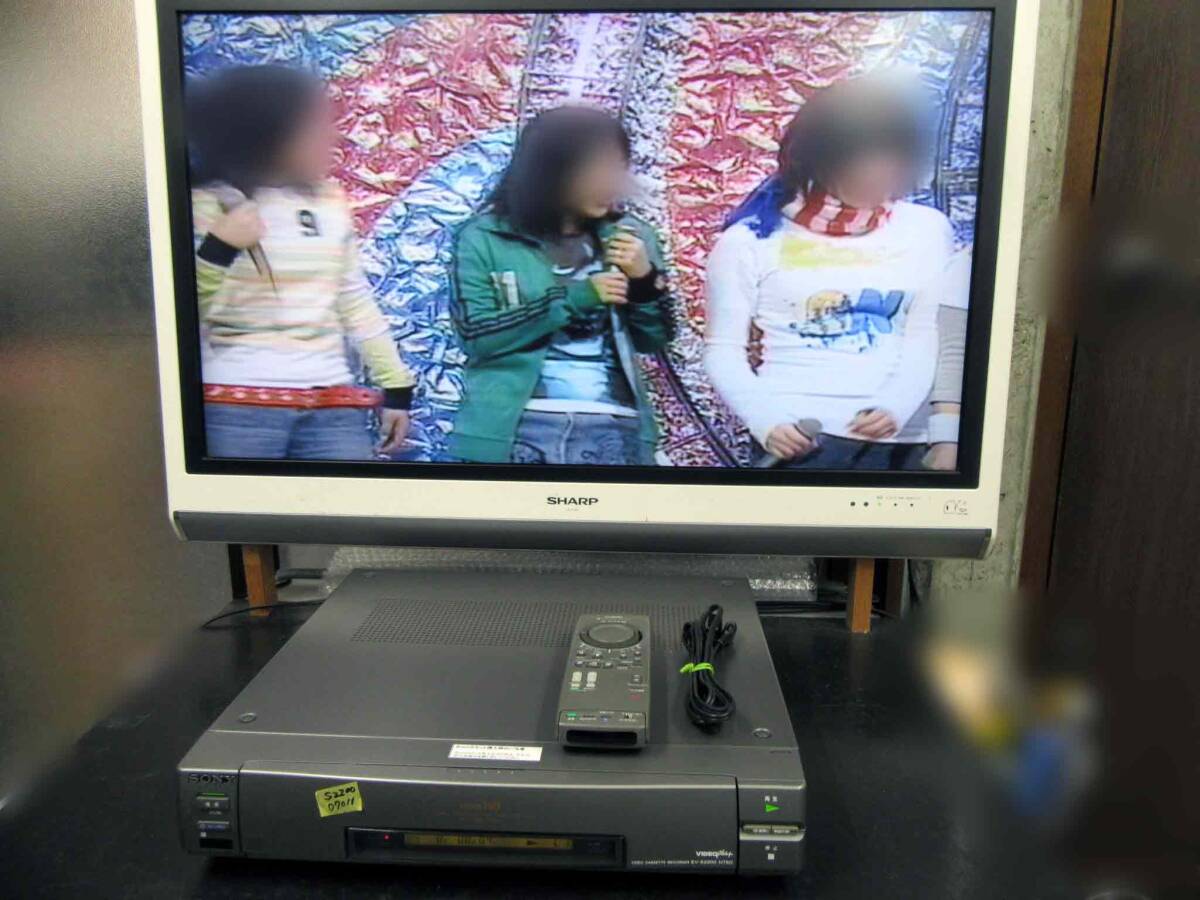 Yahoo!オークション - SONY 高画質Hi8ビデオデッキ・EV-S2200整備済保...