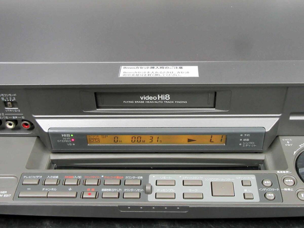 Yahoo!オークション - SONY 高画質Hi8ビデオデッキ・EV-S2200整備済保...