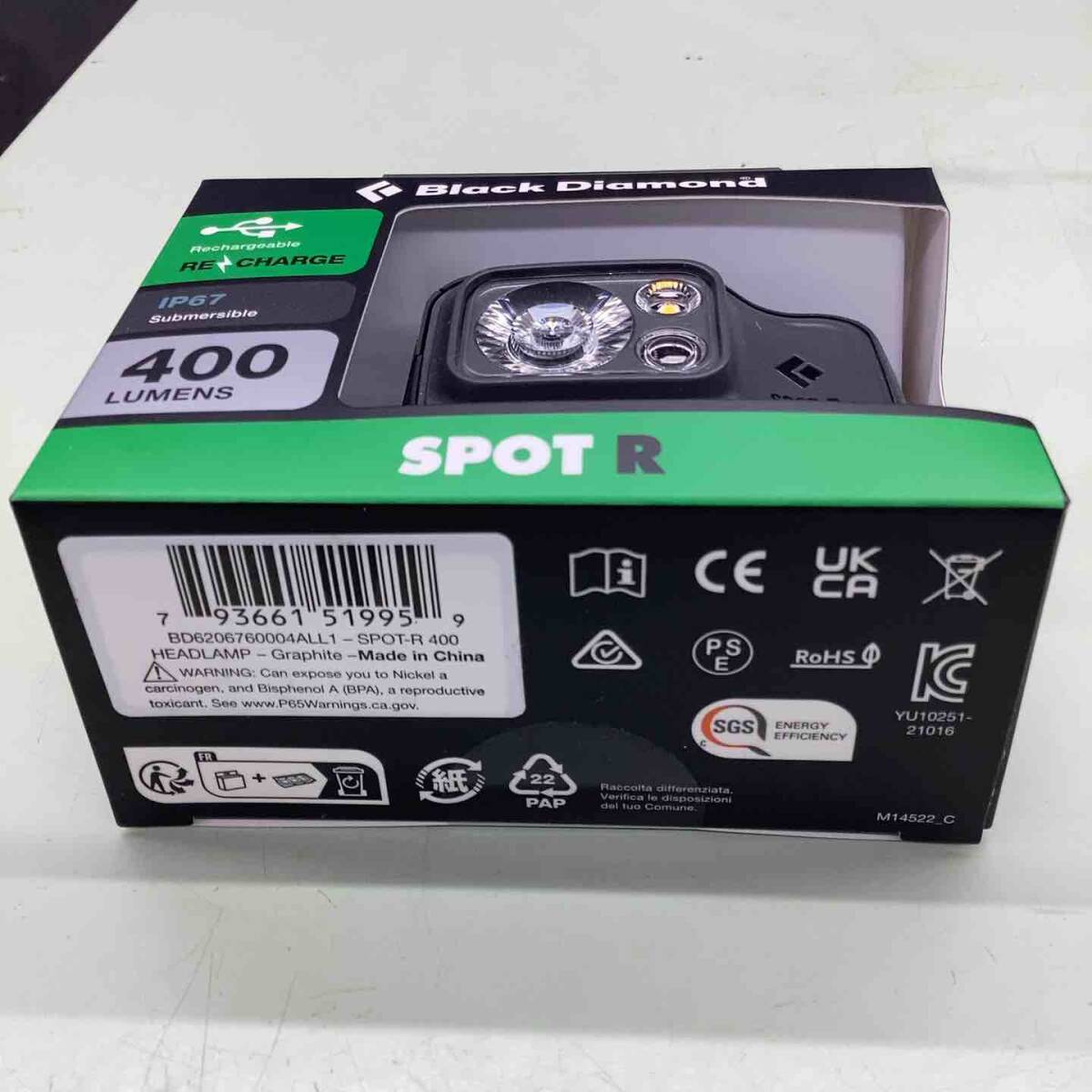 Yahoo!オークション - 19go【未使用品】Black Diamond スポット400-R ...