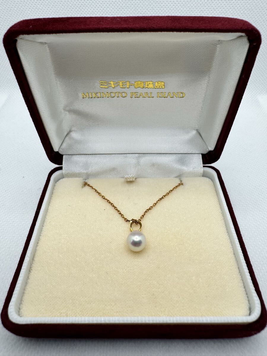 Yahoo!オークション - MIKIMOTO ミキモト k18 パール ネックレス 総重...
