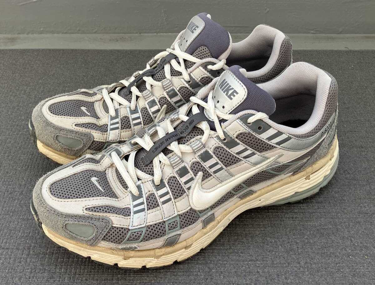 Yahoo!オークション - NIKE P-6000 FLAT PEWTER/WHITE-LT IRON ORE 23F...