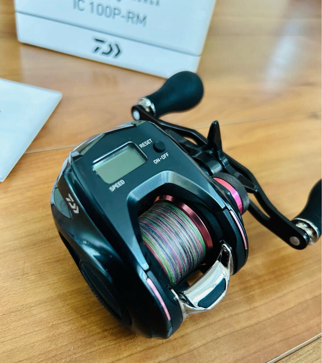 Yahoo!オークション - 美品 ダイワ 紅牙 IC 100P-RM 箱 取説 ライン タ...
