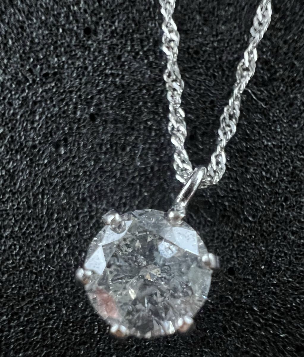 Yahoo!オークション - 1円 Pt850 Pt999 ネックレス ダイヤモンド 0.4ct...