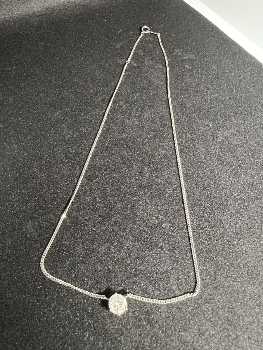 Yahoo!オークション - 1円 Pt850 ジュエリーマキ ダイヤモンド 1.08ct ...