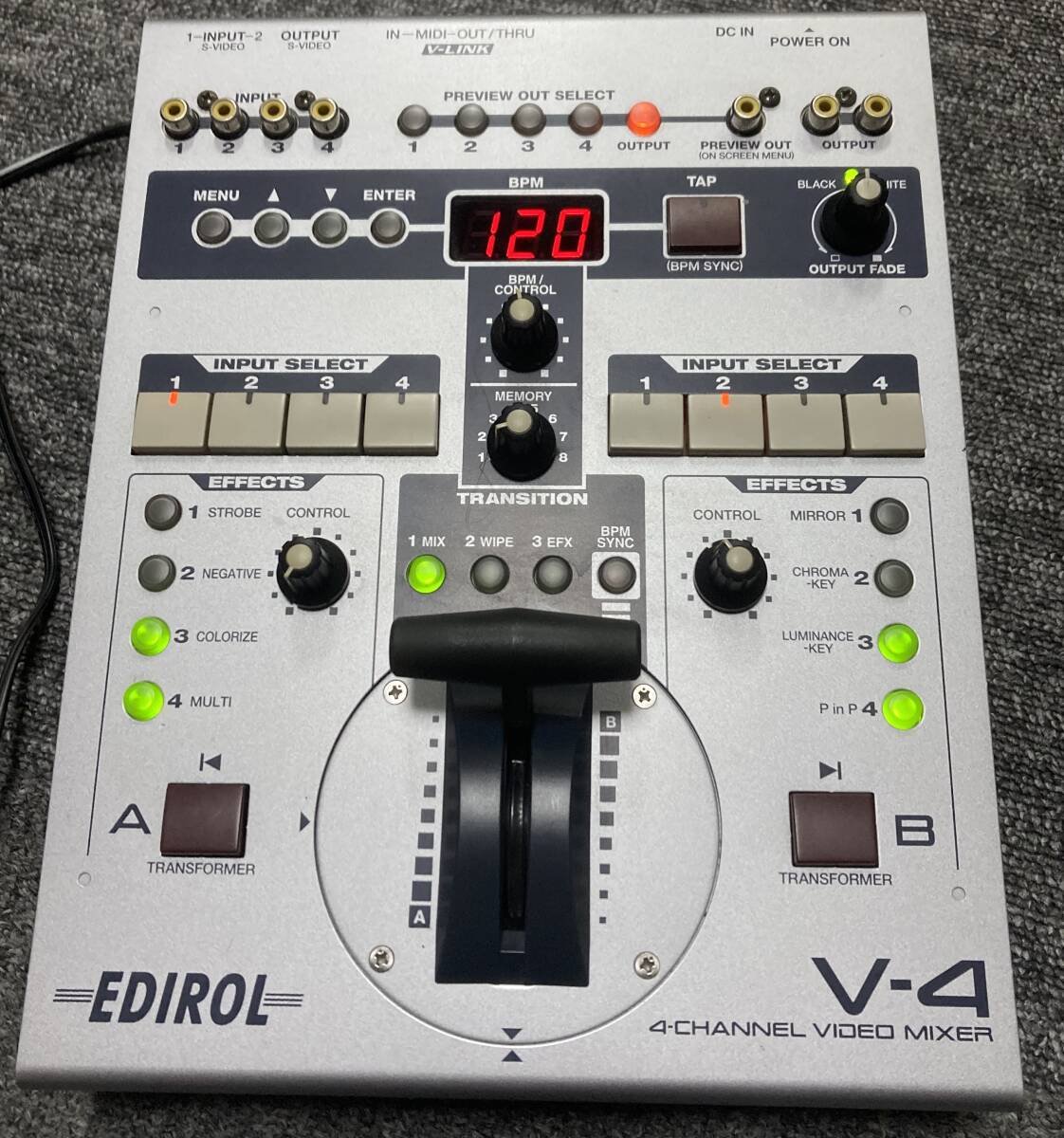 Yahoo!オークション - Roland EDIROL V-4 4-Channel Video Mixer / ロ...