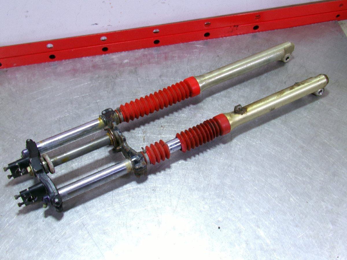 Yahoo!オークション - DT50 17W-4147 トップブリッジ&ステム&フロント...