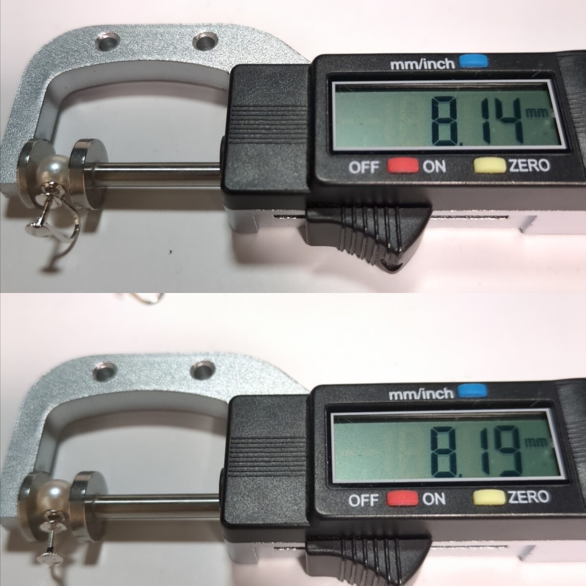 Yahoo!オークション - 【8.0-8.5mm K14イヤリング】アコヤ真珠 44cm 大...