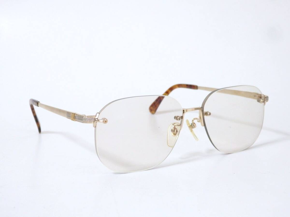 Yahoo!オークション - ＜LANVIN ランバン メガネフレーム DEC K18 35-1...