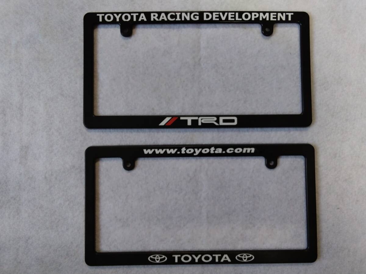 Yahoo!オークション - ナンバーフレーム / TOYOTA TRD / 2枚セット