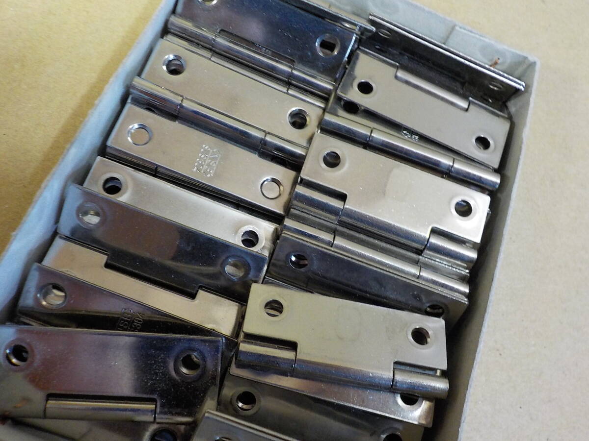 Yahoo!オークション - d167 NSBステンレス丁番50個まとめて 38mm