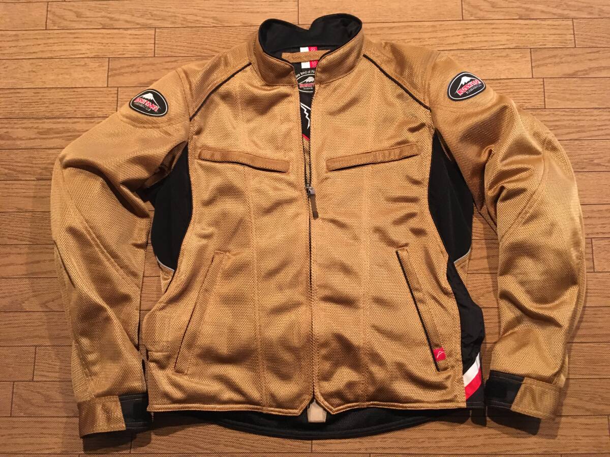 【樂淘letao】日本代購代標第一品牌－KUSHITANI 夏用ナイロンメッシュライディングJKT 良品 Mサイズ 身長165-170cm 肩/肘/背パッド付き 品番K-2229