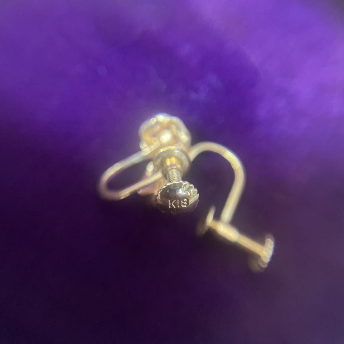 Yahoo!オークション - (O) K18 18金 イヤリング アクセサリー 総重量約...