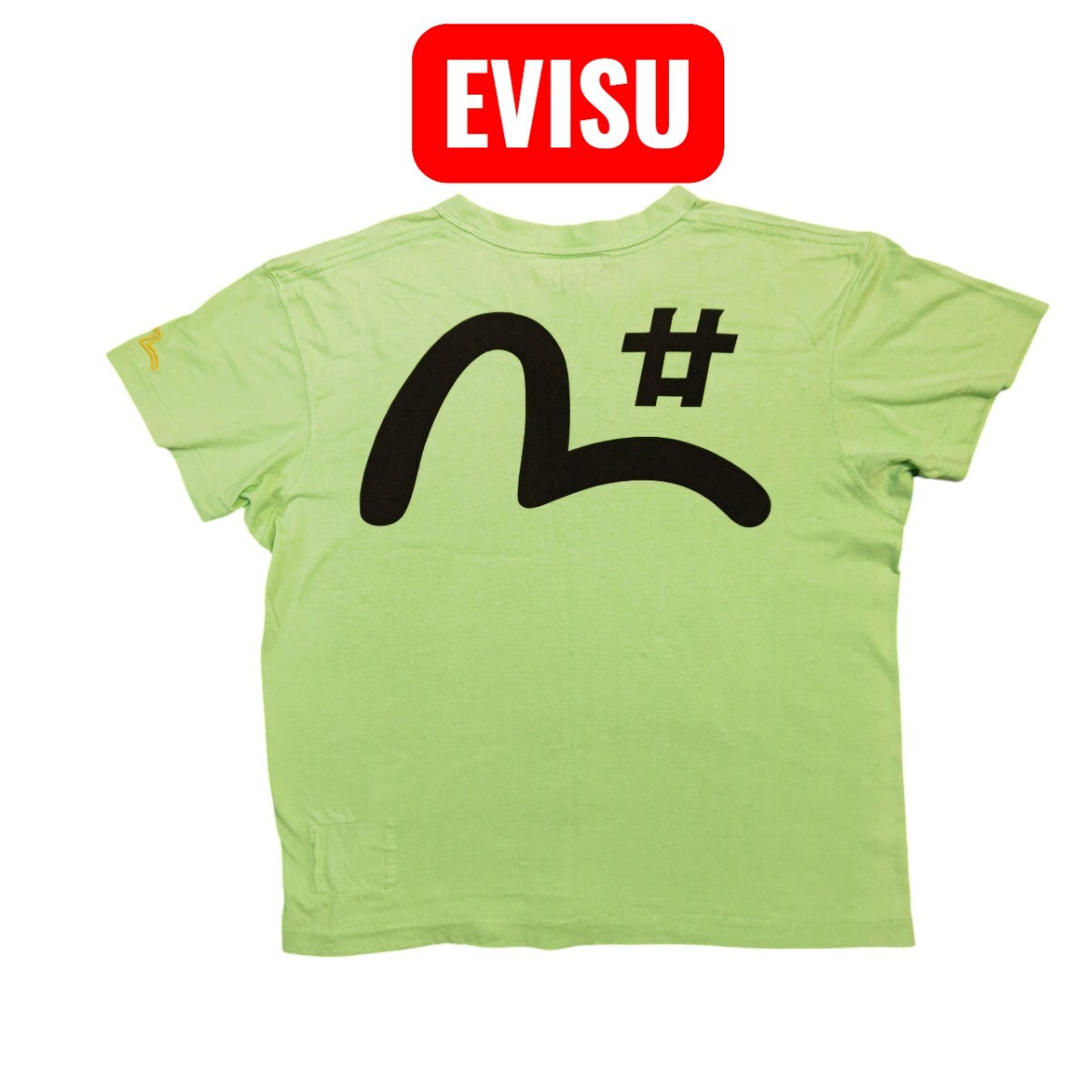 Yahoo!オークション - エヴィス 半袖Tシャツ EVISU 40サイズ 戎 EVISUM...