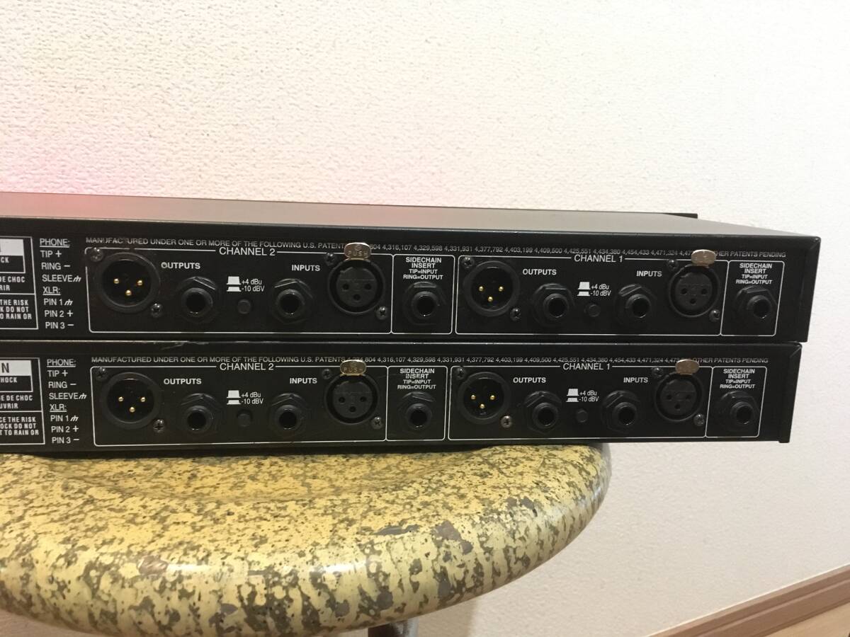Yahoo!オークション - 2台1set dbx 166xl コンプレッサー / リミッター...