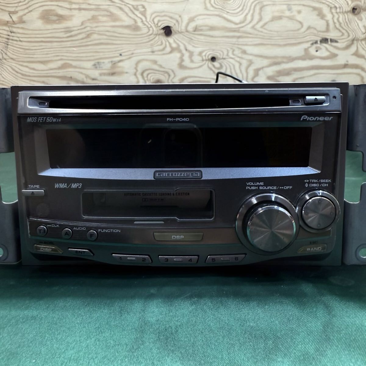 Yahoo!オークション - Pioneer carrozzeria FH-P040 FM AM CD カセット...