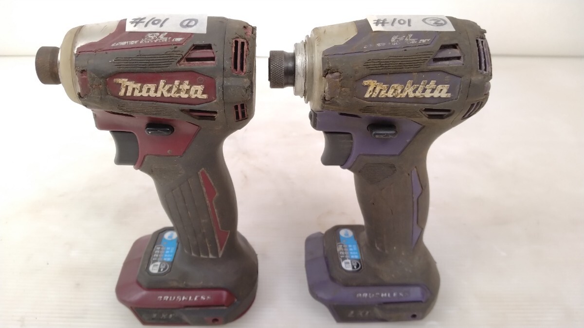 #101 makita マキタ 充電式インパクトドライバ TD172D 18V 本体のみ 2台セット ジャンク(本体)｜売買されたオークション情報、yahooの商品情報をアーカイブ公開 ...