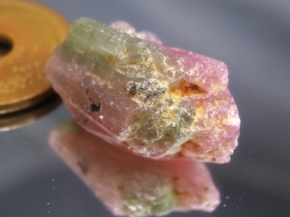 Yahoo!オークション - 24.44ct 新品・天然ピンク&グリーントルマリン原...