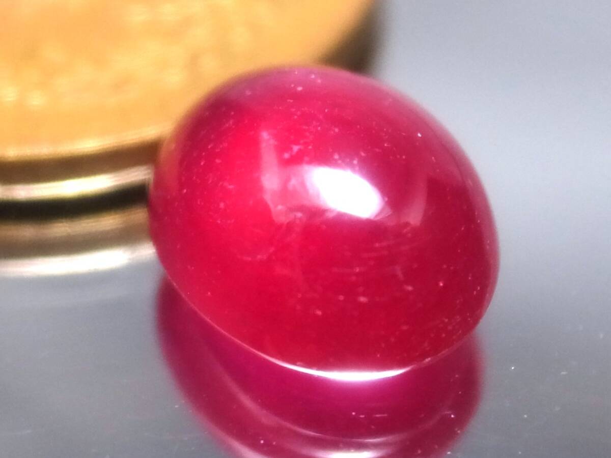 Yahoo!オークション - 4.66ct a 新品・天然ルビーカボションカット モ...