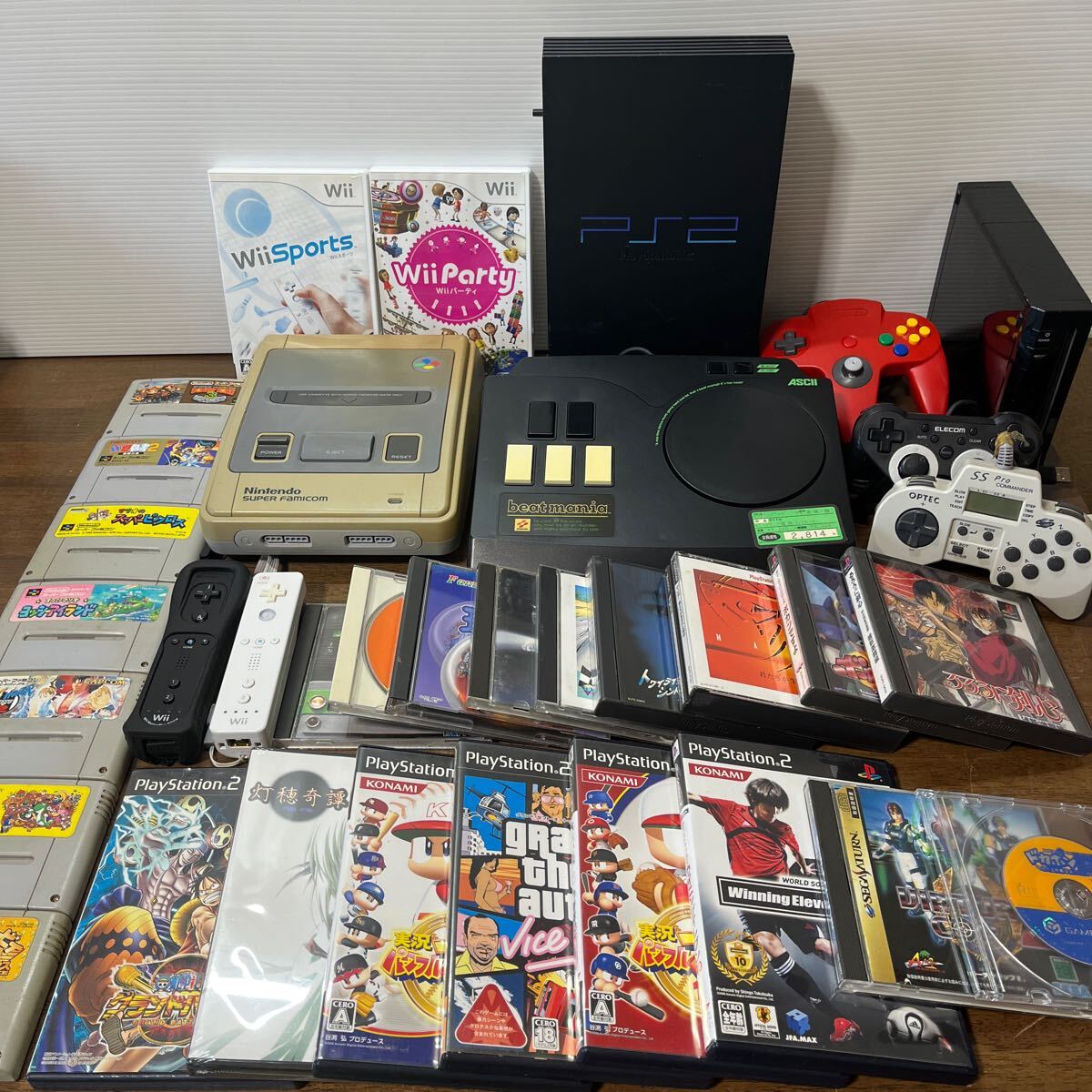 PS2/PS/SFC/Wii/SS/GC/N64/DC 本体 カセット ソフト コントローラー 周辺機器 等 まとめて大量セット(本体)｜売買されたオークション情報、yahooの商品情報を ...