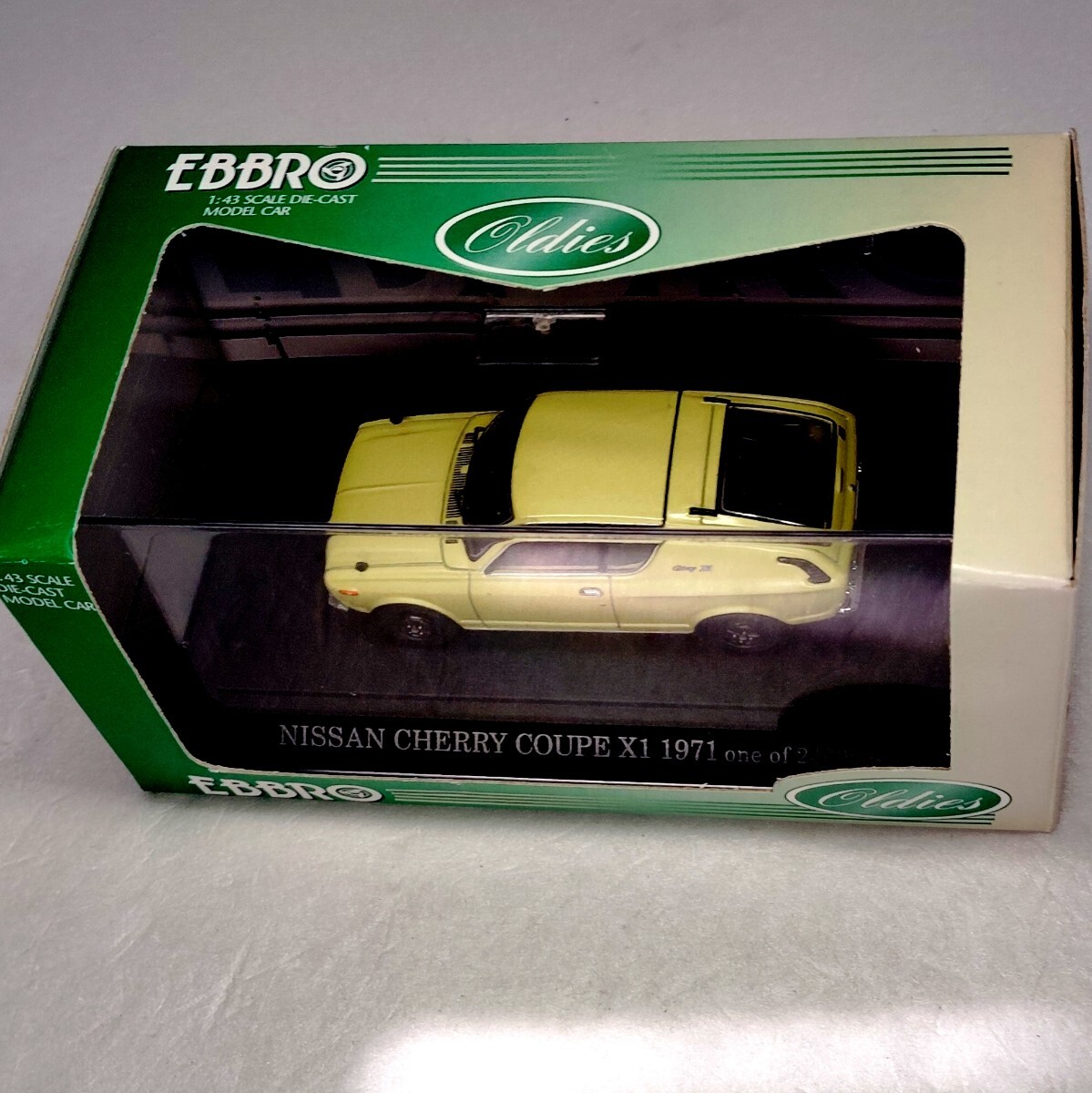 【樂淘letao】日本代購代標第一品牌－1/43 激レア 2400個限定 エブロ EBBRO 日産 チェリー クーペ NISSAN CHERRY COUPE X1 昭和 名車 旧車 クラシック ...