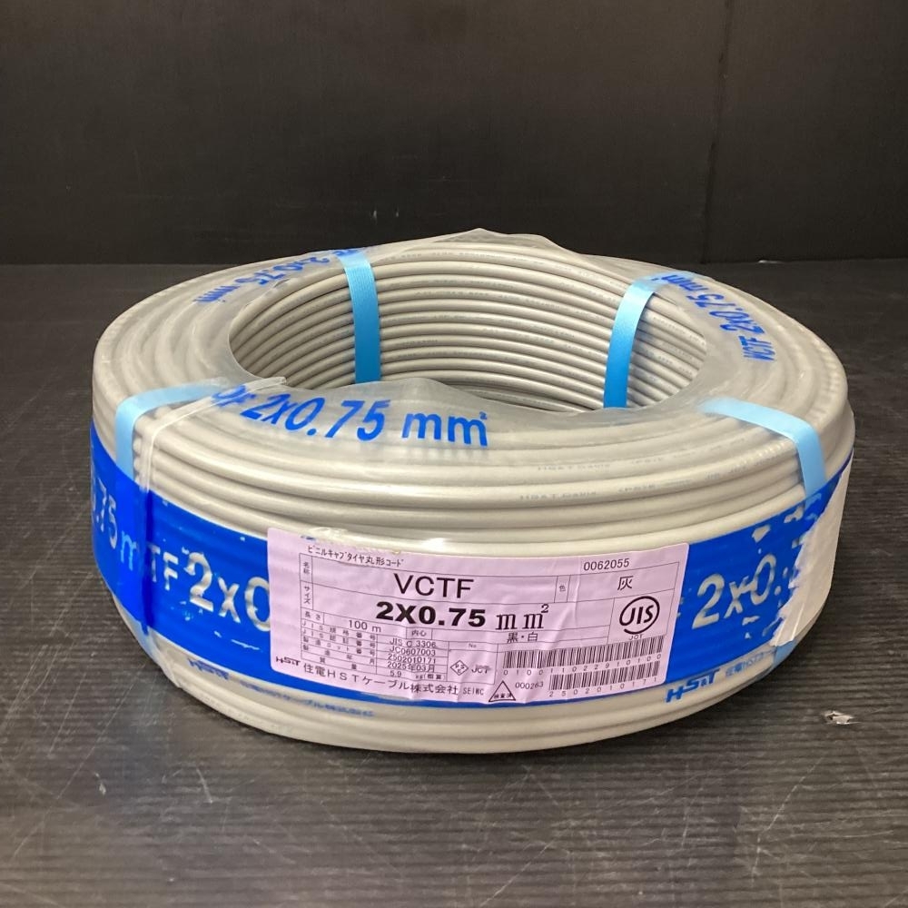 Yahoo!オークション - VCTFケーブル 2×0.75 100m巻